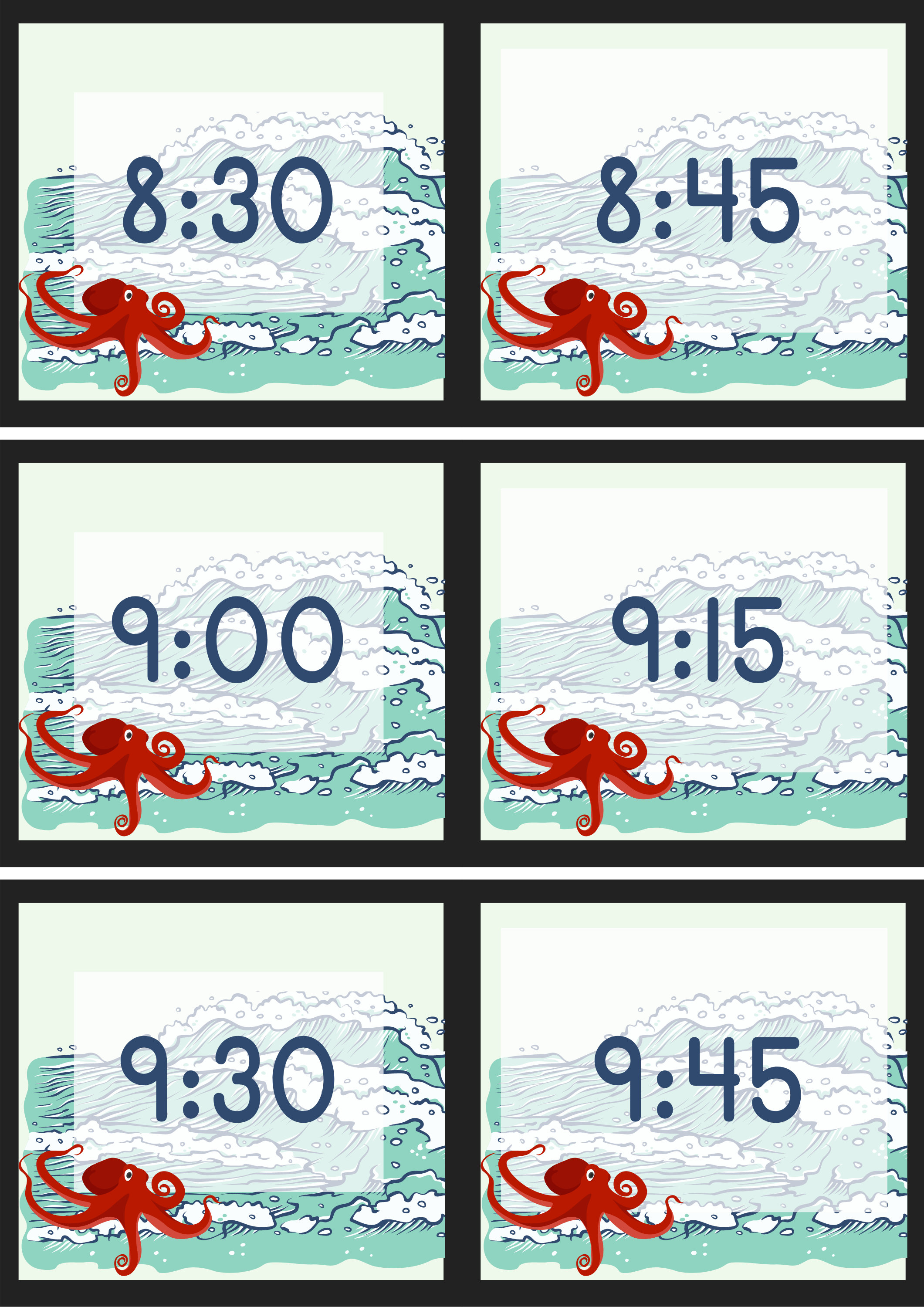 Printable Ocean Classroom Kit for Elementary or Preschool With Number ...