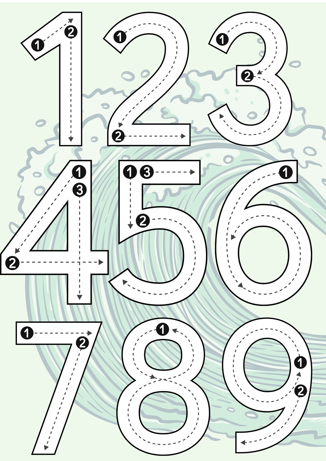 Printable Ocean Classroom Kit for Elementary or Preschool With Number ...