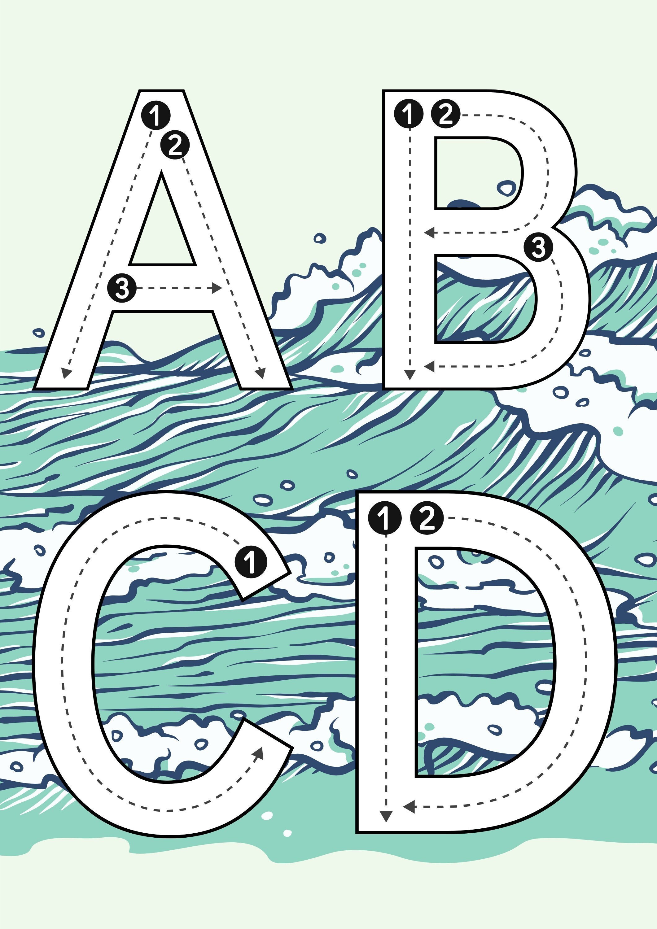 Printable Ocean Classroom Kit for Elementary or Preschool With Number ...