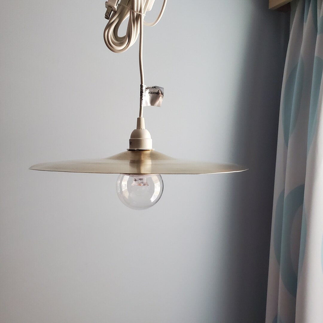Hanging Cymbal Light Upcycled - Etsy