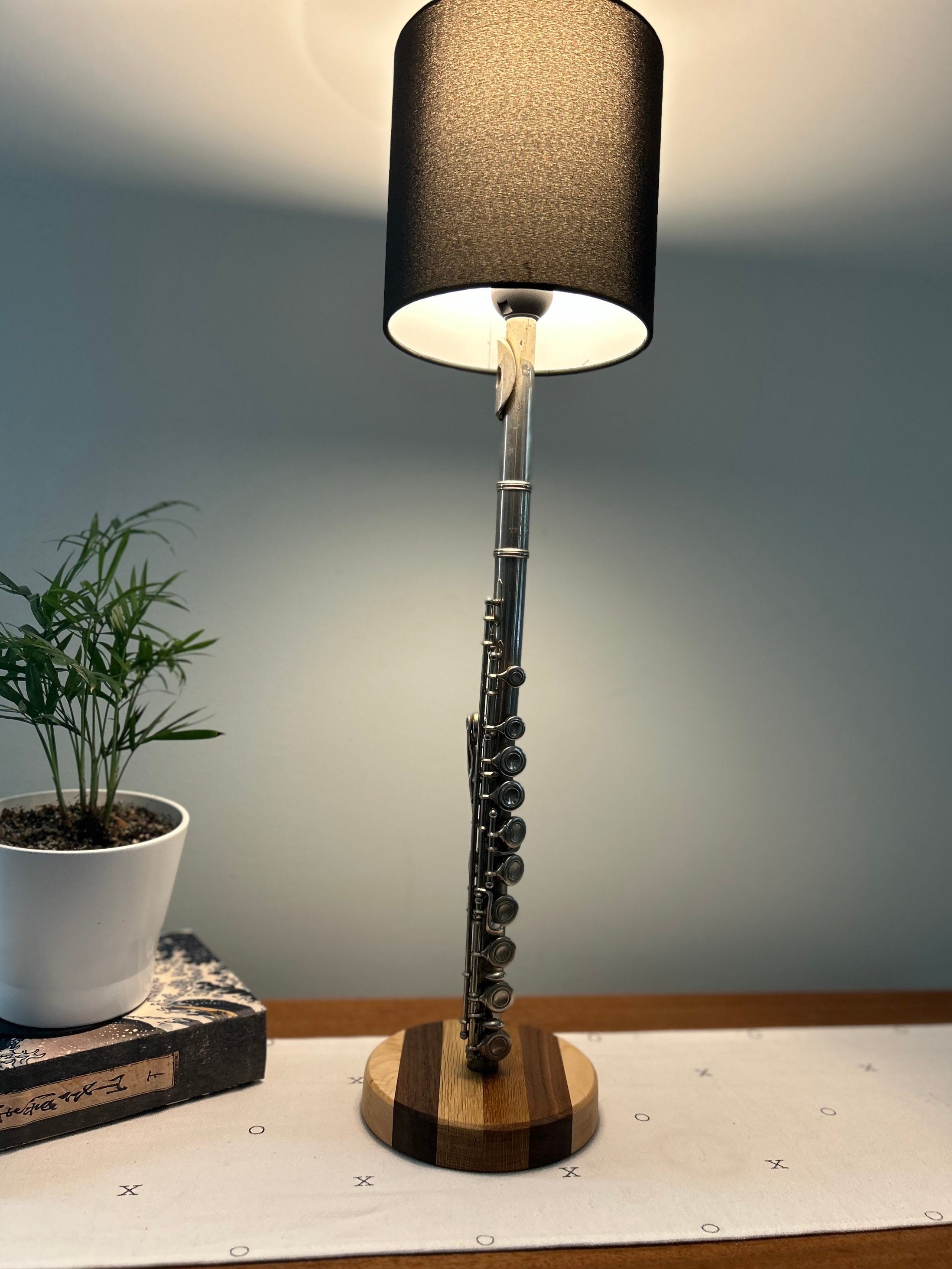 Upcycled Flute Lamp - Etsy
