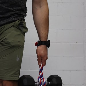 Rope Grips Pull-up Grip Strength Ninja Warrior Training Spartan Race ...