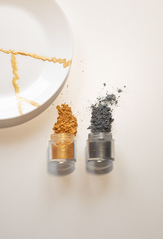 Gold or Silver Kintsugi Powder - Etsy