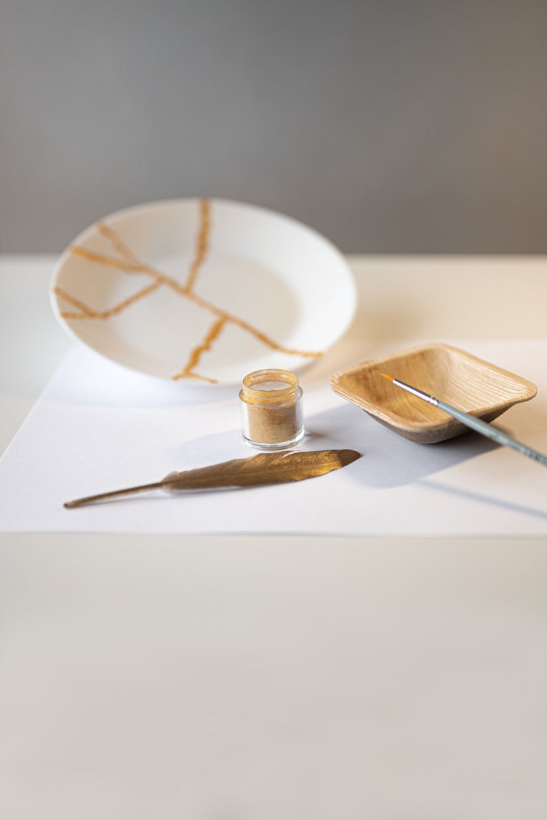 Kintsugi Kit Food Safe Gold - Etsy