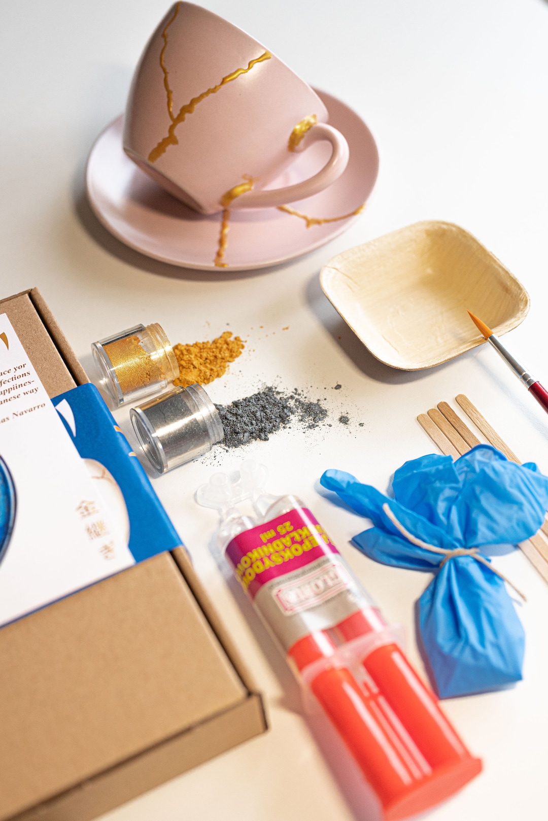 Kintsugi Kit Gold and Silver - Etsy