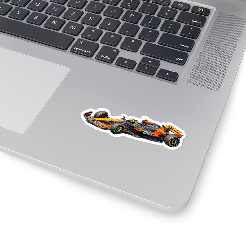 Mclaren Car Kiss-cut Stickers | Sporty Laptop Decals, Formula 1 Fan ...