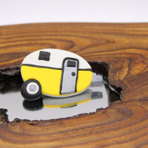 Polymer Clay Retro Camper Magnets - Camping Gift - 2" Long - 1.25" Tall ...