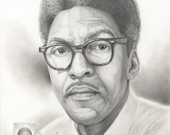 Rosa Parks Portrait / Civil Rights Icon | Etsy