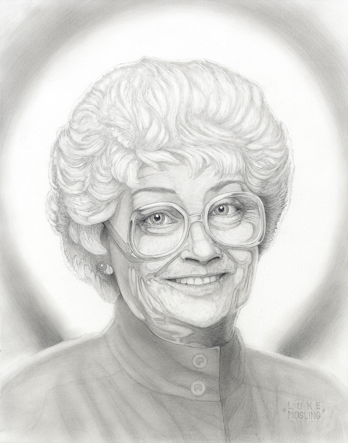 Golden Girls: Sophia Petrillo Herald / Estelle Getty Portrait - Etsy