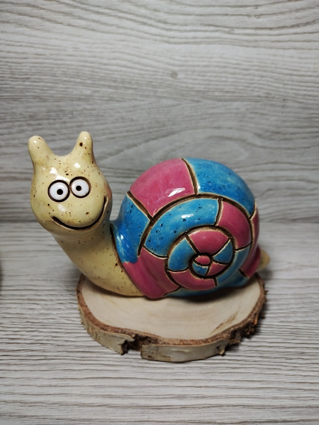 Ceramic Snail 10 Cm Ceramic Figure Garden Ceramic Decoration Snail ...