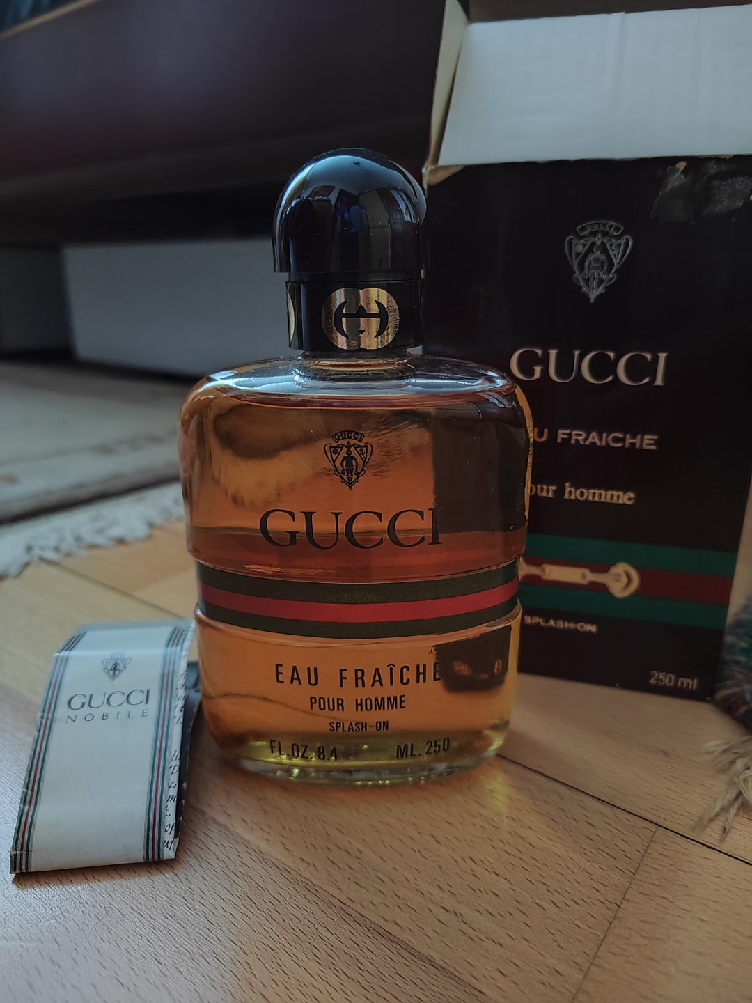 Gucci Eau Fraiche Pour Homme Splash-on 250 Ml. Vintage - Etsy