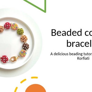 Cookies Bracelet Beading Tutorial, 3D Miniature Food Pattern, Cute ...