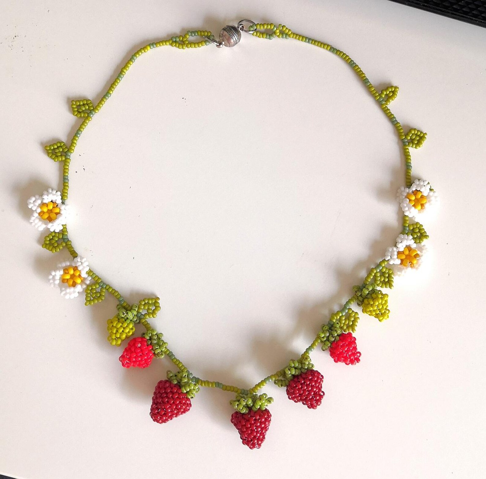 Cottagecore Style Necklace, Handmade Fairycore Choker, Unique Realistic ...