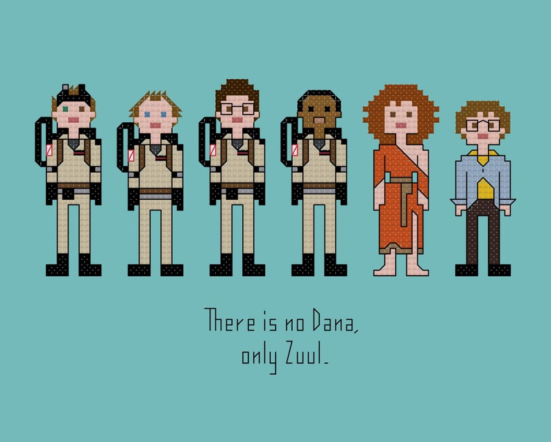 Parody Ghostbusters Cross Stitch Pattern Digital Download - INSTANT ...
