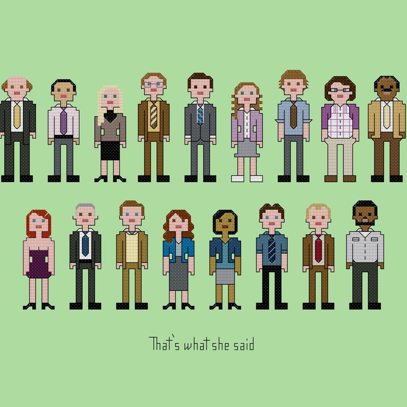 The Office Cross Stitch - Etsy