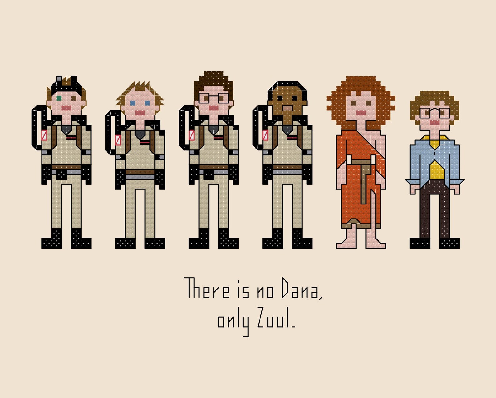 Parody Ghostbusters Cross Stitch Pattern Digital Download - INSTANT ...
