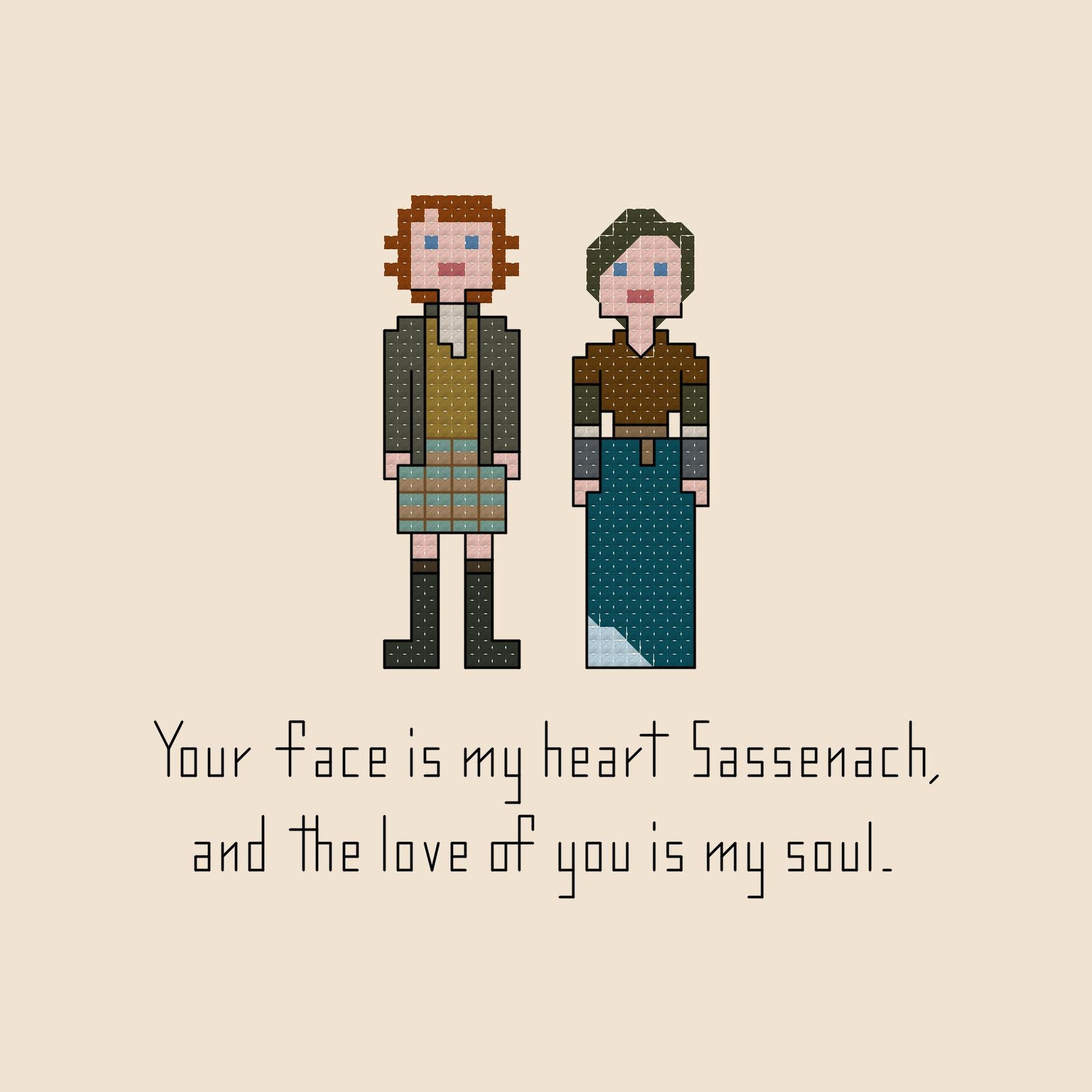 Parody Outlander Cross Stitch Pattern Digital Download - INSTANT ...