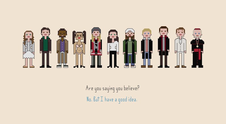 Parody Dogma Cross Stitch Pattern Digital Download - INSTANT DOWNLOAD ...