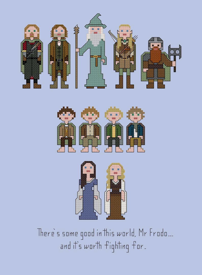 Parody Lord of the Rings Cross Stitch Pattern Digital Download INTSTANT ...