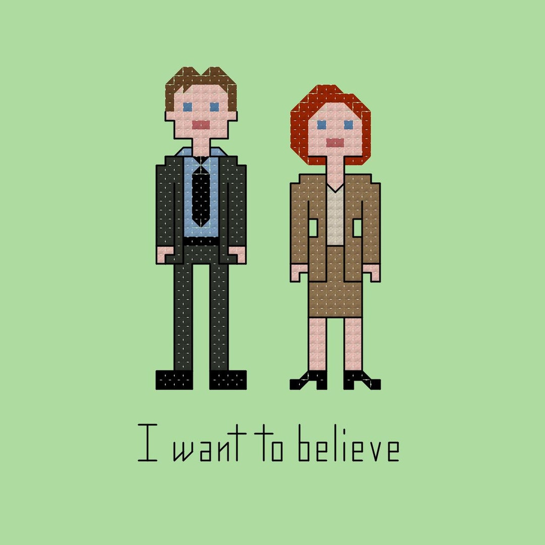 Parody the X-files Cross Stitch Pattern Digital Download - INSTANT ...