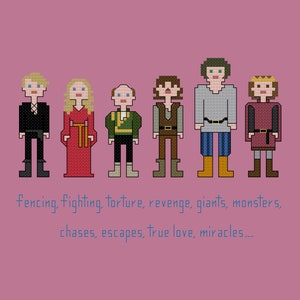 Parody the Princess Bride Cross Stitch Pattern Digital Download INSTANT ...