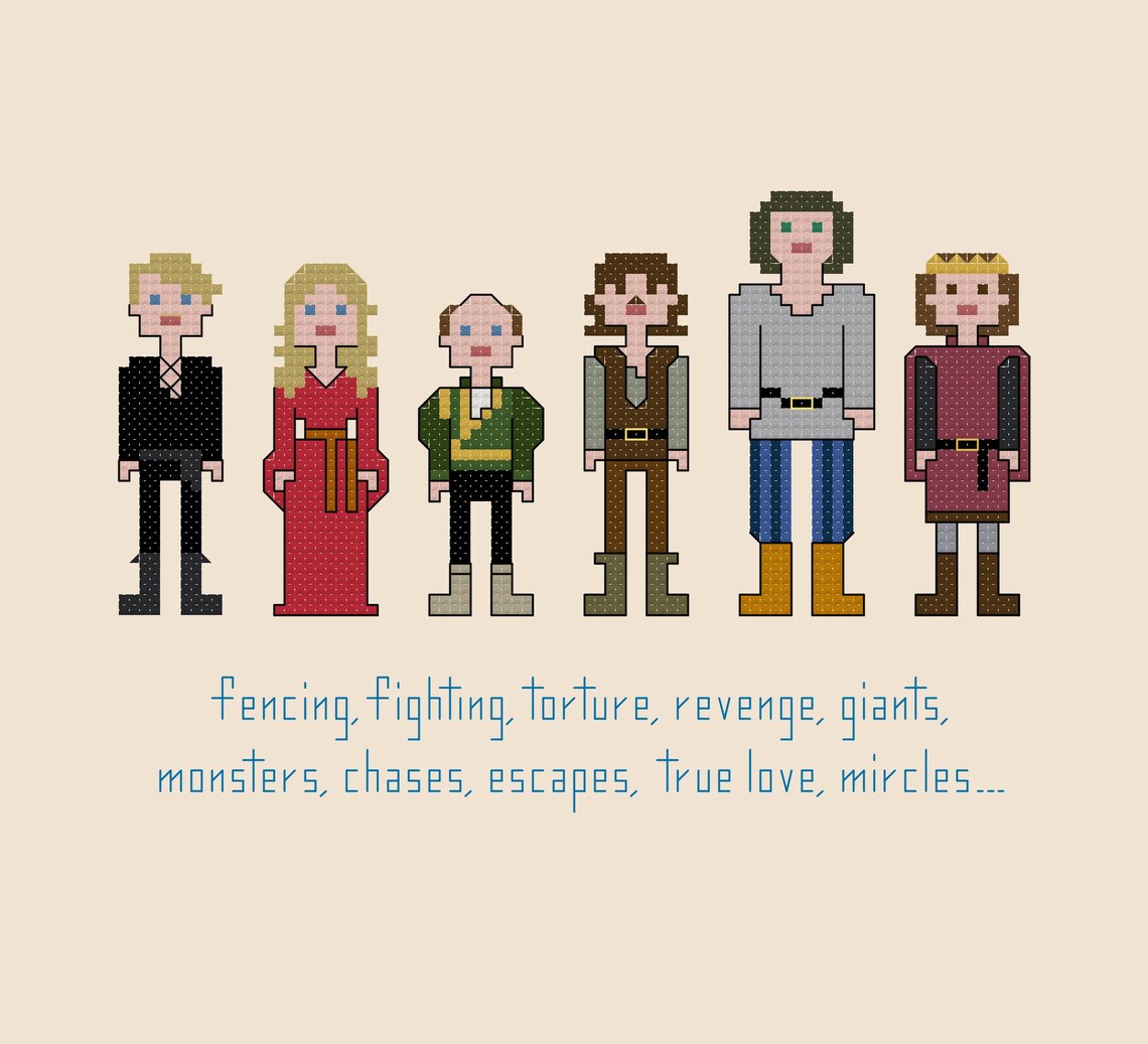 Parody the Princess Bride Cross Stitch Pattern Digital | Etsy