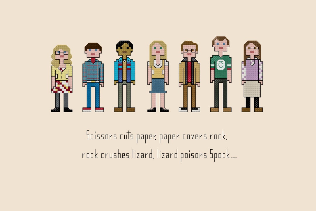Parody Big Bang Cross Stitch Pattern Digital Download - INSTANT ...