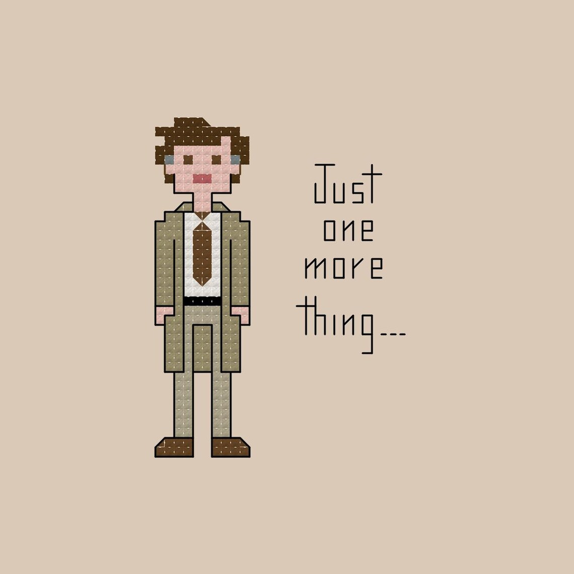 Parody Columbo Cross Stitch Pattern Digital Download - INSTANT DOWNLOAD ...