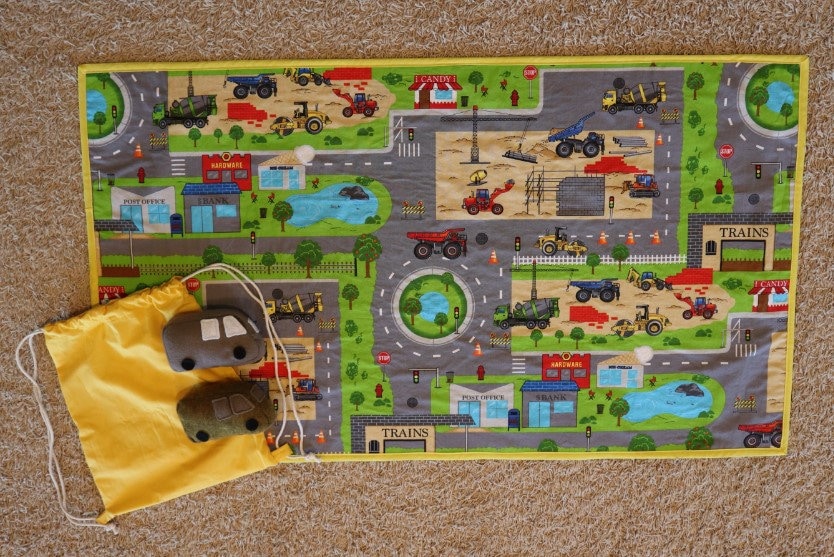 Fabric Road Playmat With Soft Cars - Etsy
