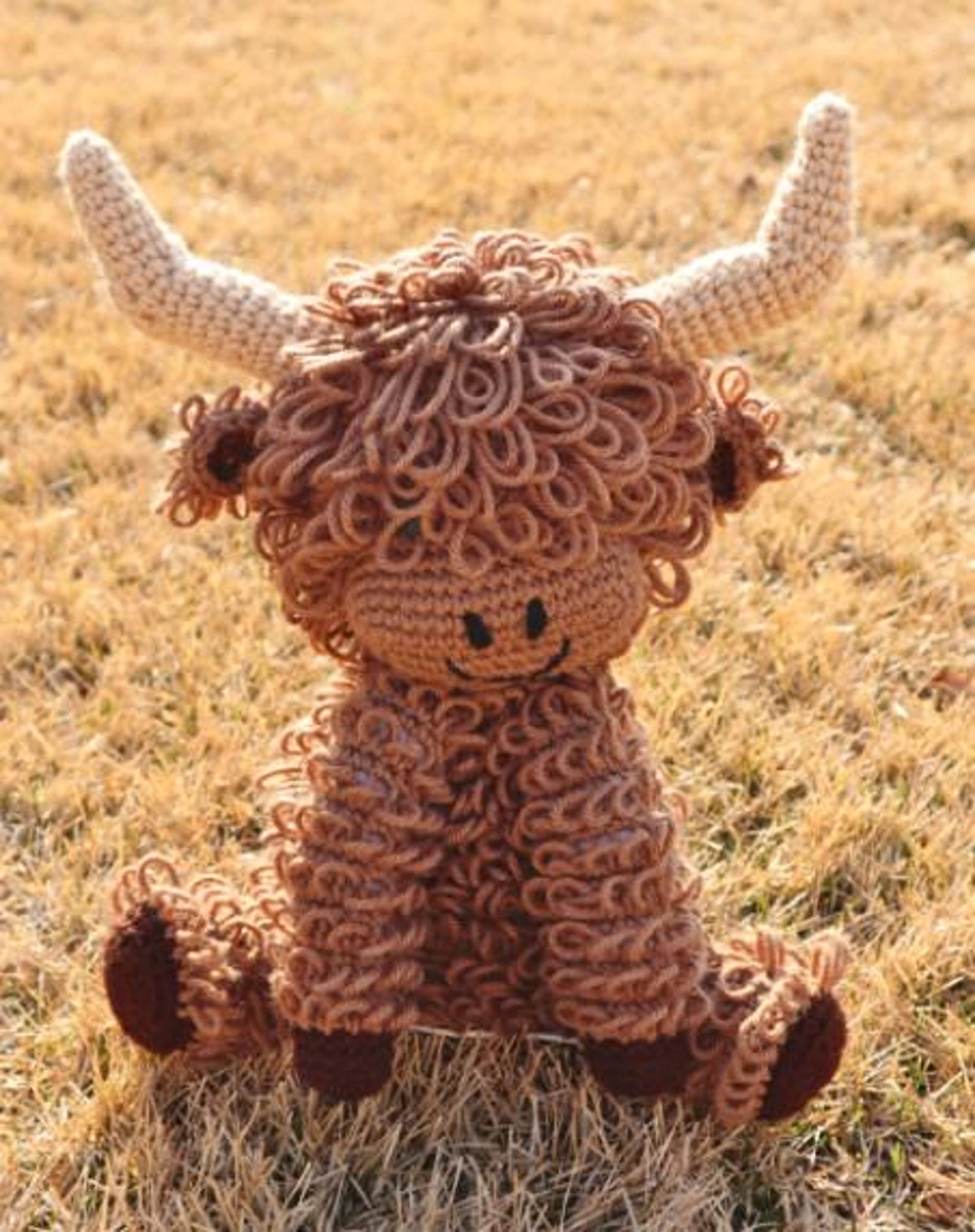 Handmade Crocheted Highland Cow Hairy Coo Yak Amigurumi Plushie - Etsy