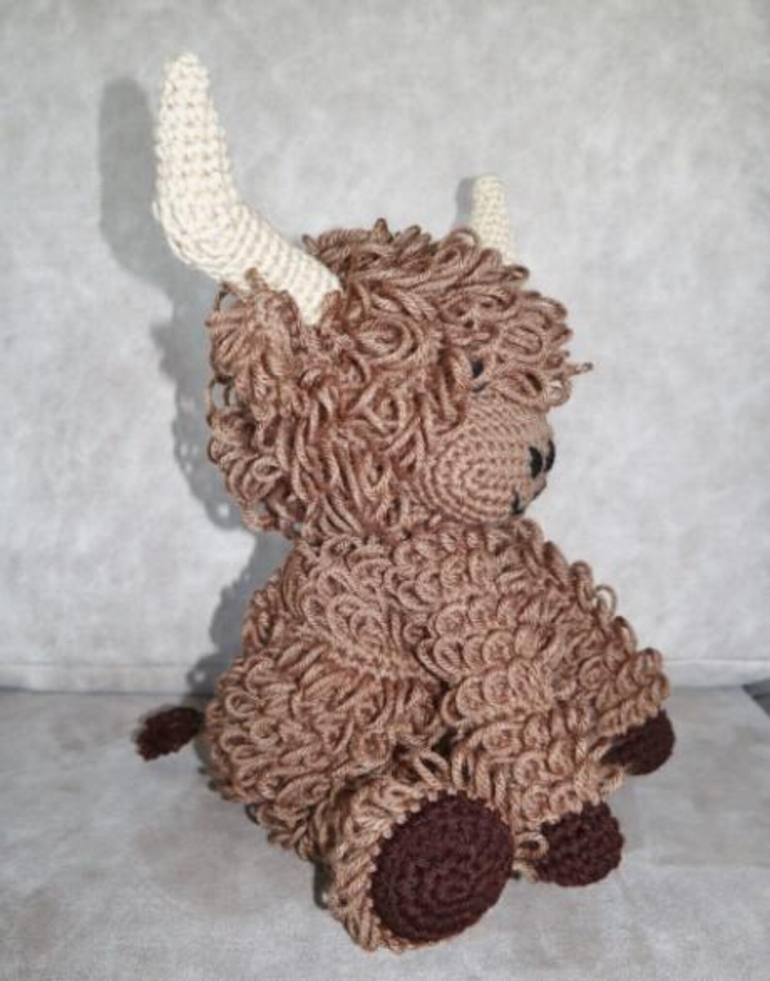 Handmade Crocheted Highland Cow Hairy Coo Yak Amigurumi Plushie - Etsy