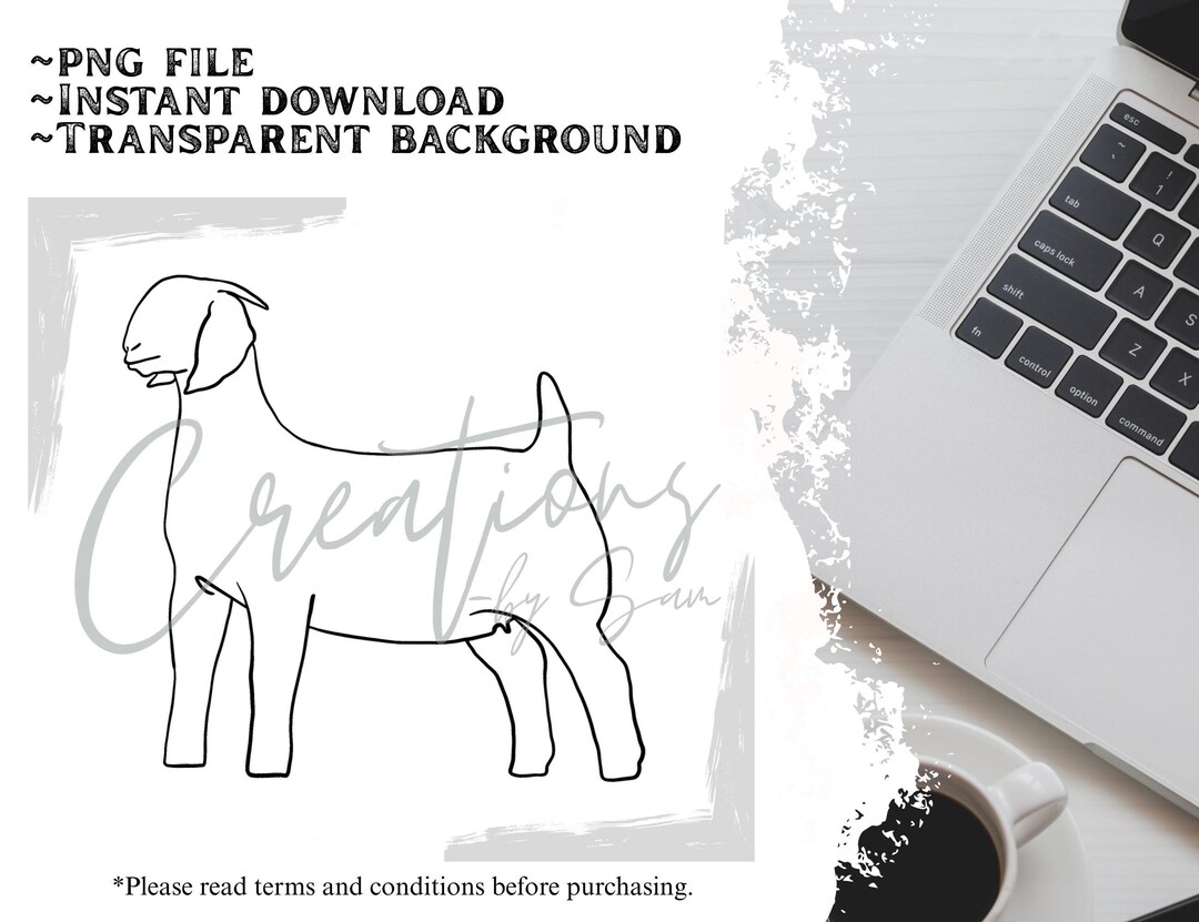 Doe Graphic-outline - Etsy
