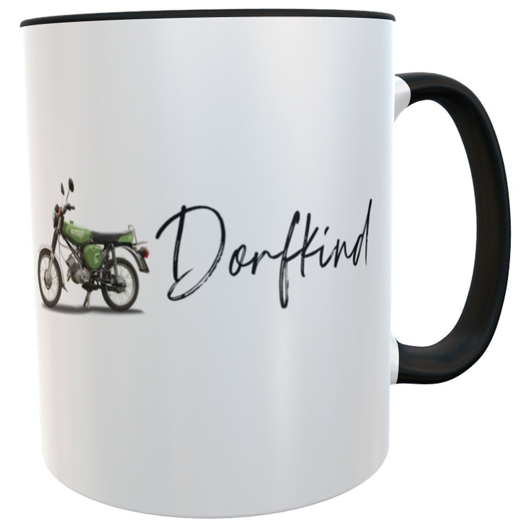 Dorfkind Moped Mug Simson S51 / Schwalbe Design With Desired Name ...