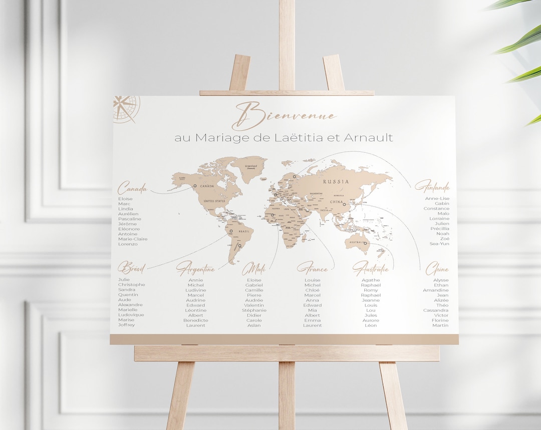 Travel Wedding Welcome Poster | Travel Seating Chart | Travel Welcome ...