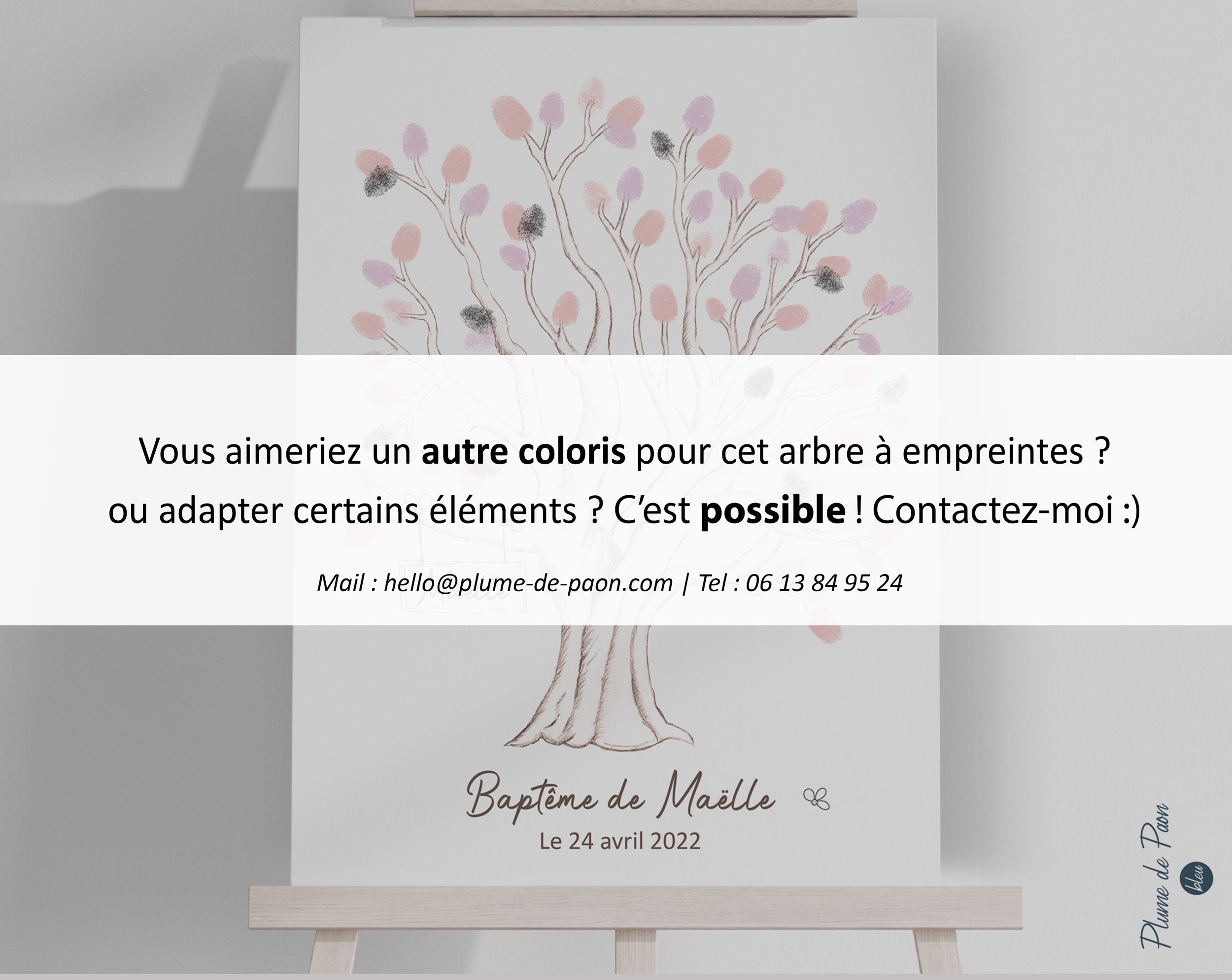Personalized Footprint Tree arabesque Poster or Painting art Canvas on ...