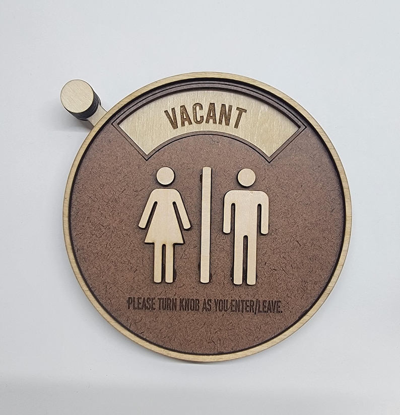 Toilet Vacant/occupied Sign - Etsy