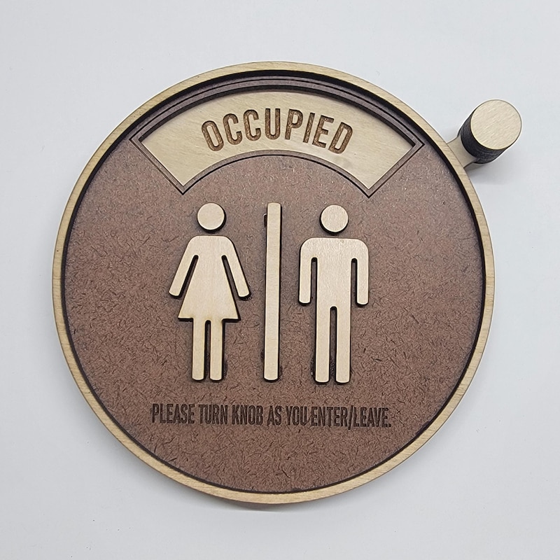 Toilet Occupied Signs - Etsy