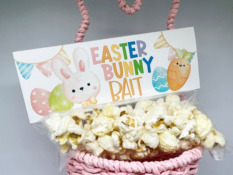 Easter Bunny Bait Printable Bag Topper, Easter Bunny Bait, Easter Treat ...