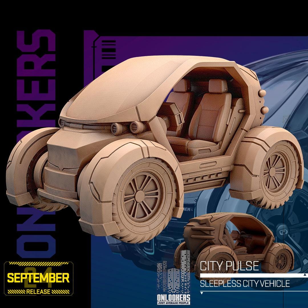City Pulse Micro Car - 28/32mm - Unit9 - Sleepless City Onlookers ...