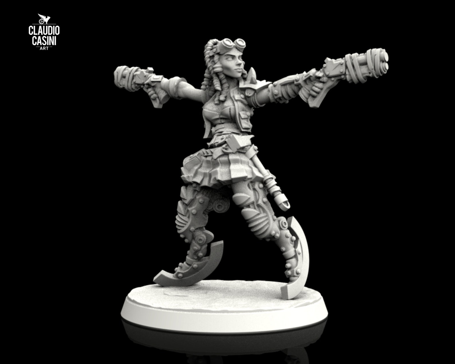 Female Streetfighter With Bionic Legs - 28mm or 32mm - Claudio Casini ...