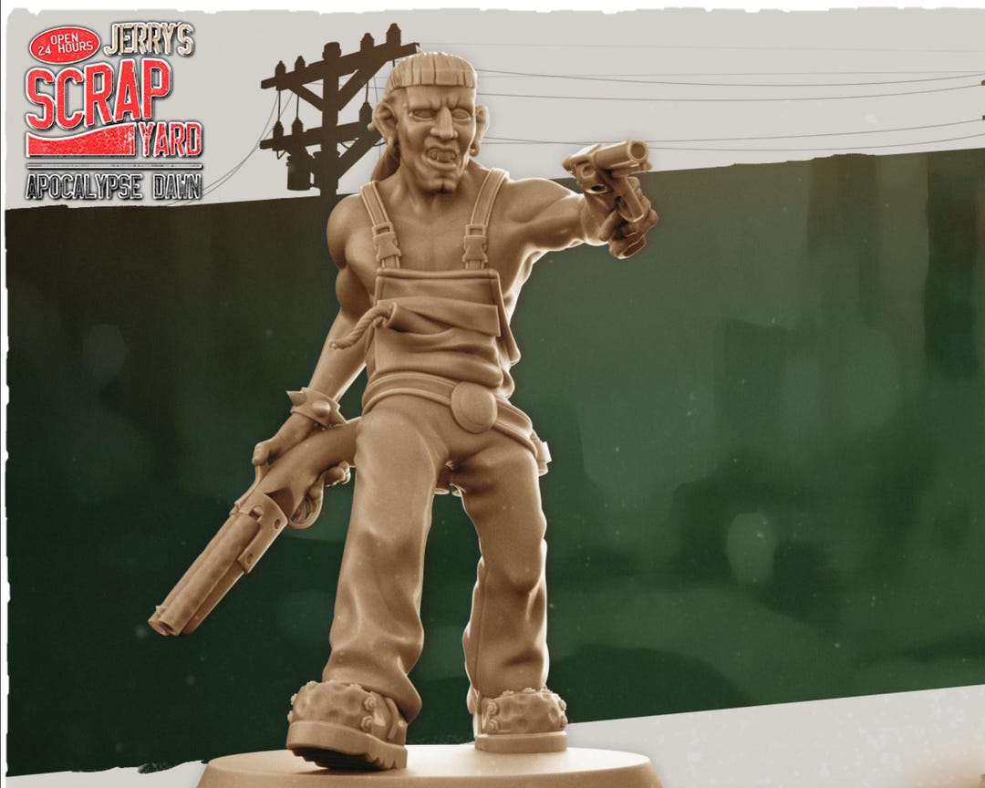 Earl - 32mm Scale - Kraken Studios Jerry's Scrapyard - Great for ...