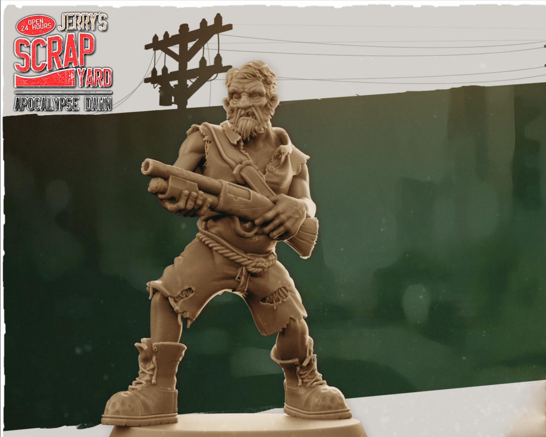 Uncle Morgan - 32mm Scale - Kraken Studios Jerry's Scrapyard - Great ...