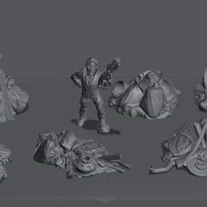 Wasteland Junk Piles - Post-apocalyptic - 28 or 32mm - EC3D Designs ...