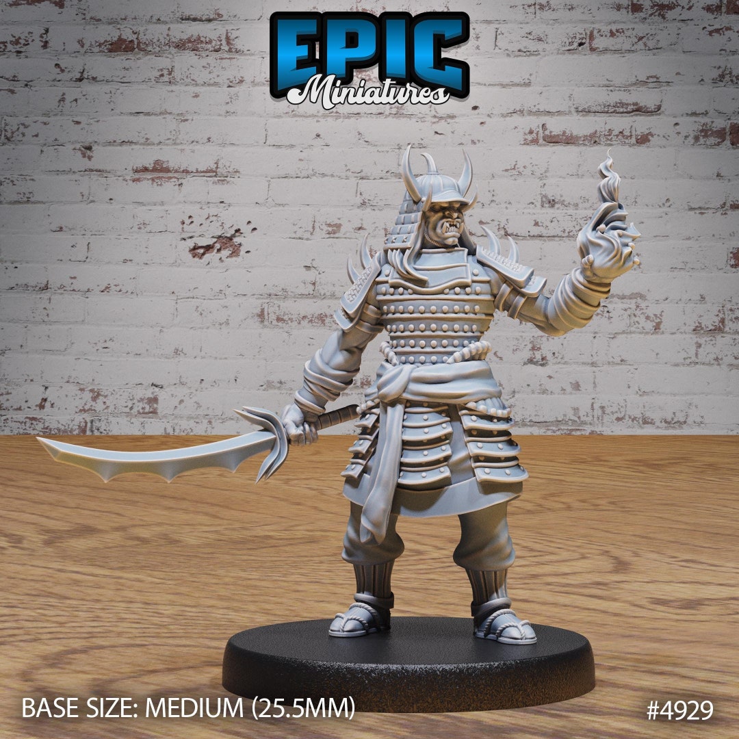 Oni Samurai - True 28mm Scale - Epic Miniatures - Legends of the East ...