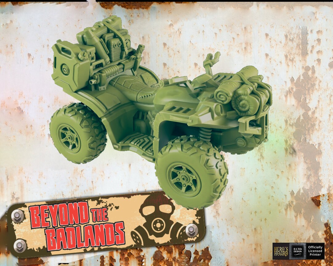 Wasteland Survival ATV - Post-apocalyptic - 28 or 32mm - EC3D Designs ...