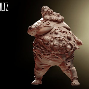 Bloated Zombie - 32mm - Vaultz - for Games Like Zombicide, This is Not ...