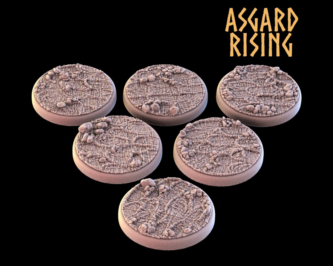 Mud Bases Set of 8 - 25-32mm Diameter - Asgard Rising - Etsy