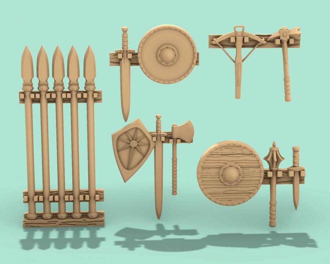 Weapon Racks Gamescape3d 32mm Great Castle Scatter - Etsy