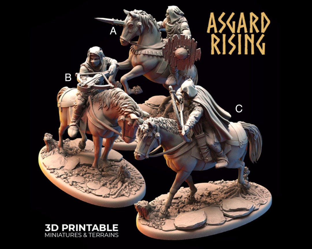 Bandit Rogue Riders - Norse Theme - 32mm - Asgard Rising - Etsy