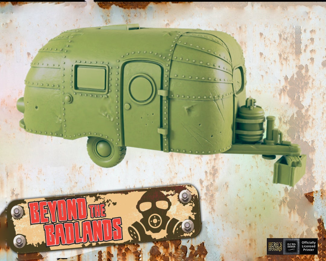 Wasteland Airstream Camper - Post-apocalyptic - 28mm or 32mm - EC3D ...